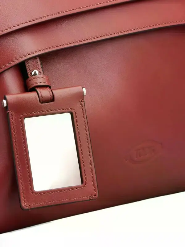 TOD'S Leather Flap Shoulder Bag