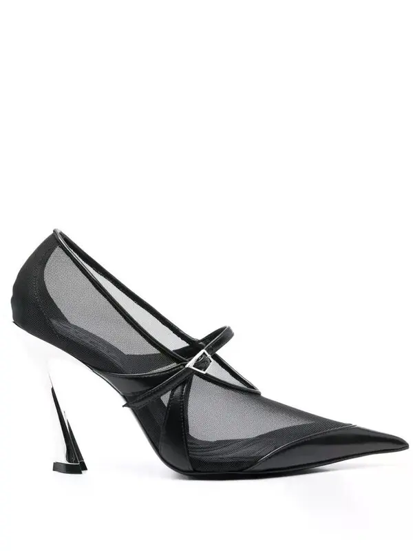 MUGLER 95mm Mesh Pumps