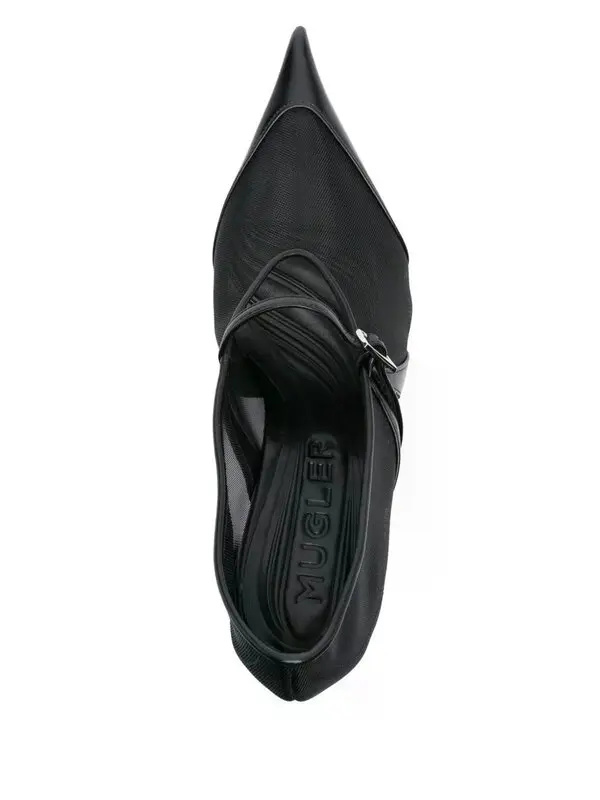 MUGLER 95mm Mesh Pumps