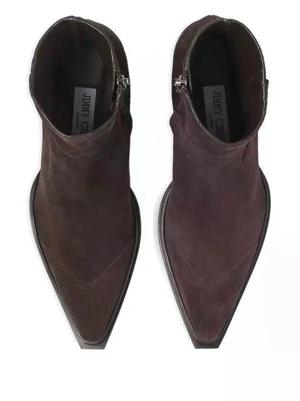 JIMMY CHOO Cece Suede Boots - Brown