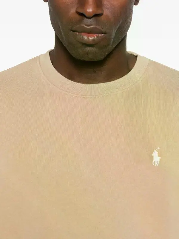 Polo Ralph Lauren Cotton Polo Pony Sweatshirt - Neutrals