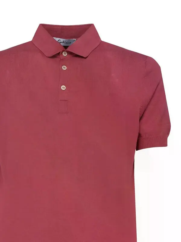 John Galliano Short-sleeved Polo Shirt - Red