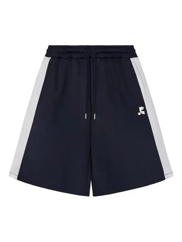 REST&RECREATION Panelled Jersey Shorts - Blue