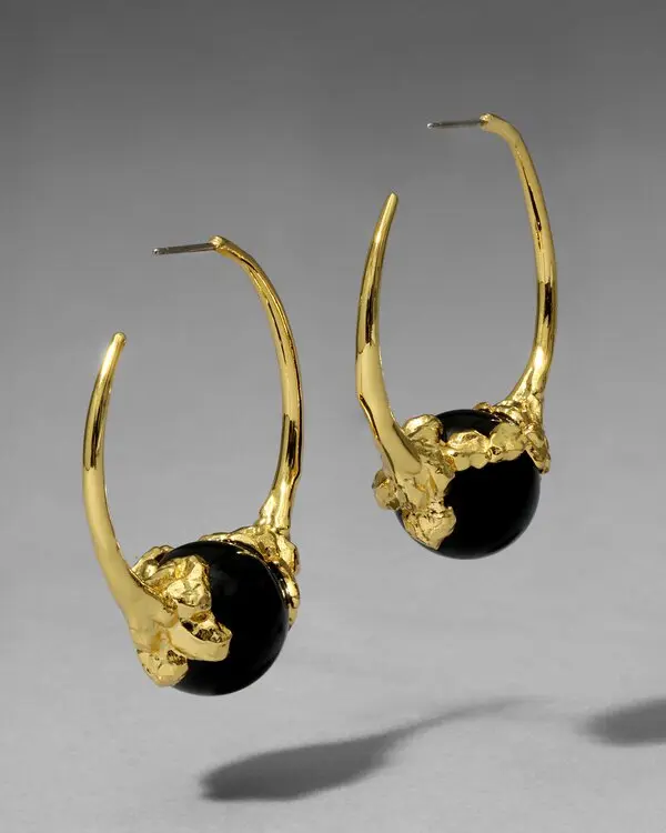 Alexis Bittar Lapis Hoop Earrings