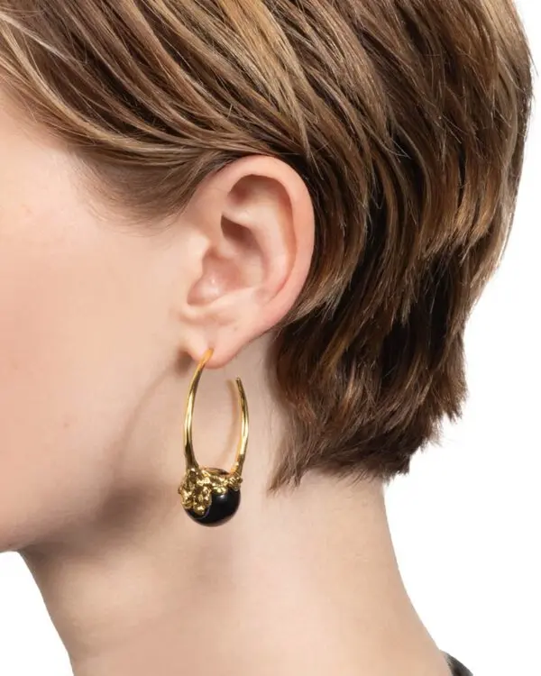 Alexis Bittar Lapis Hoop Earrings
