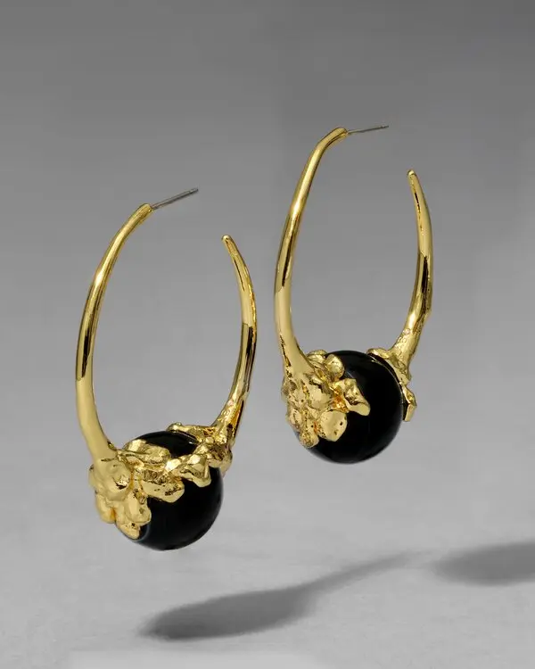 Alexis Bittar Lapis Hoop Earrings