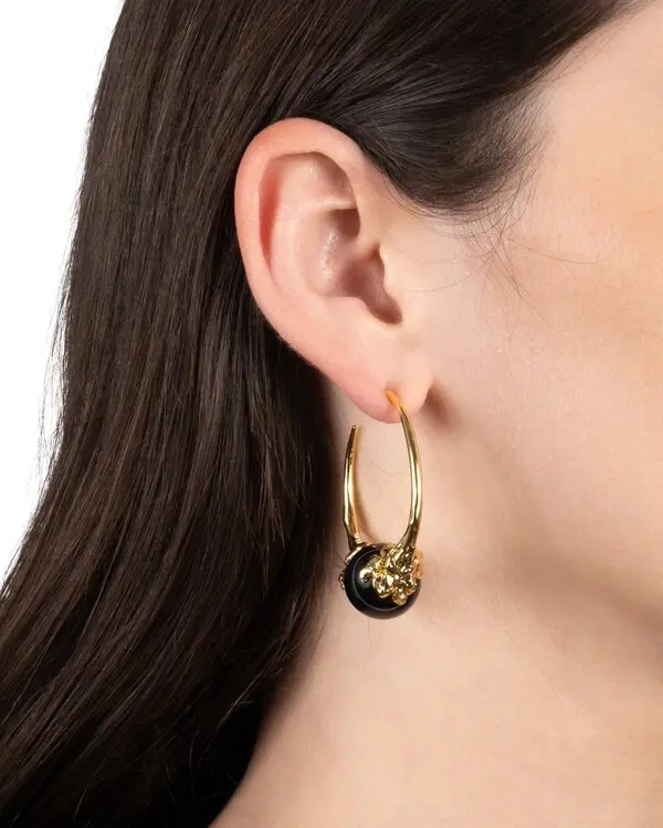 Alexis Bittar Lapis Hoop Earrings
