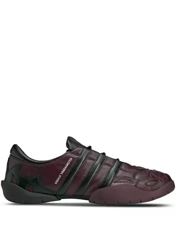 Y3 Regu 2002 Leather Sneakers - Brown