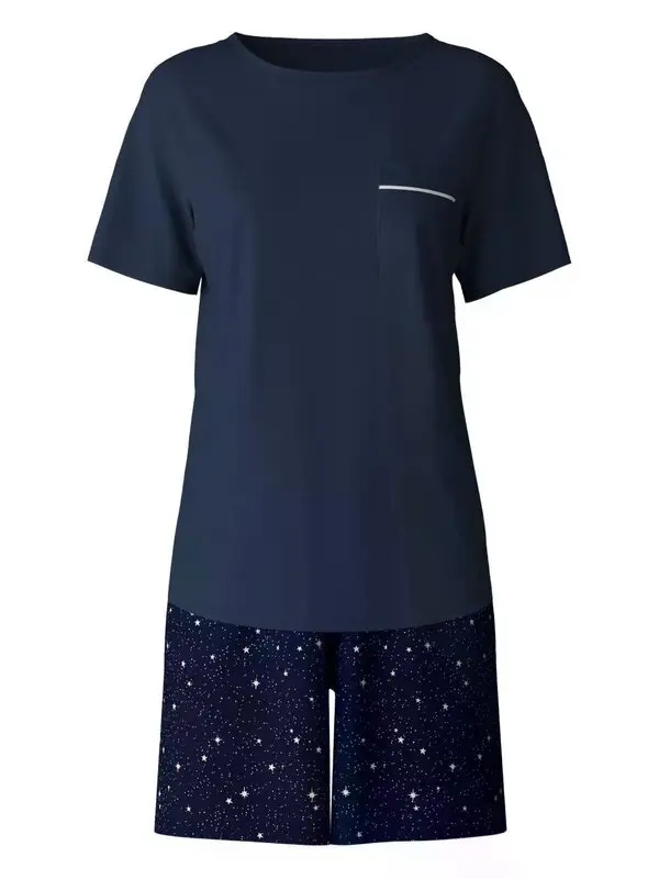 CALIDA Pocket Star-print Pyjamas - Blue