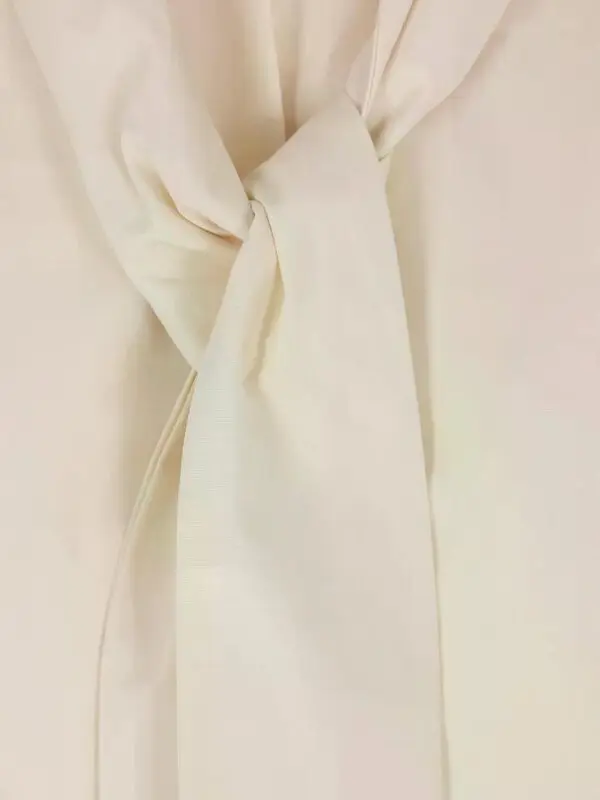 THELATEST Lavallière Collar Shirt - Neutrals