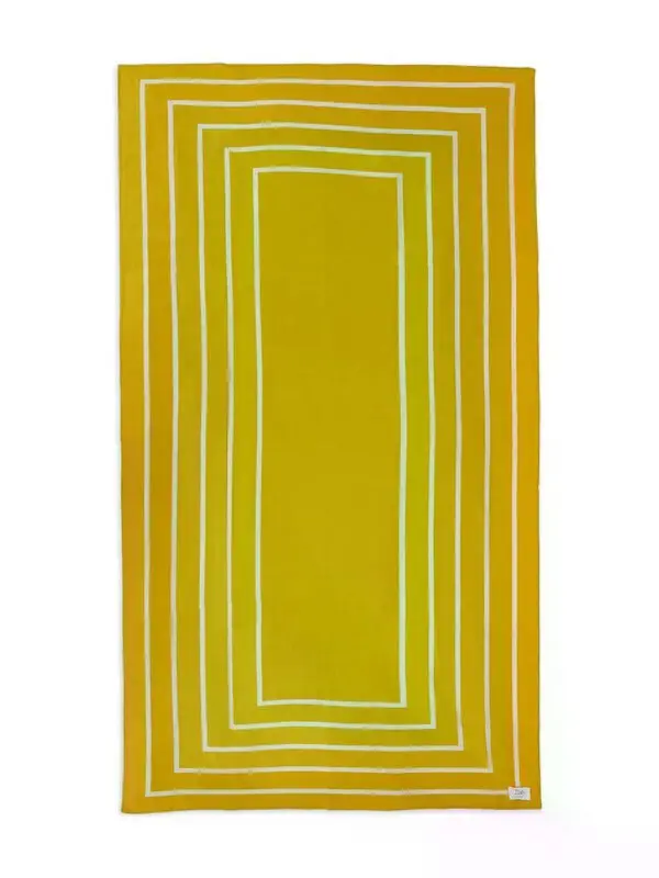 ST. AGNI Border-stripe Silk Scarf