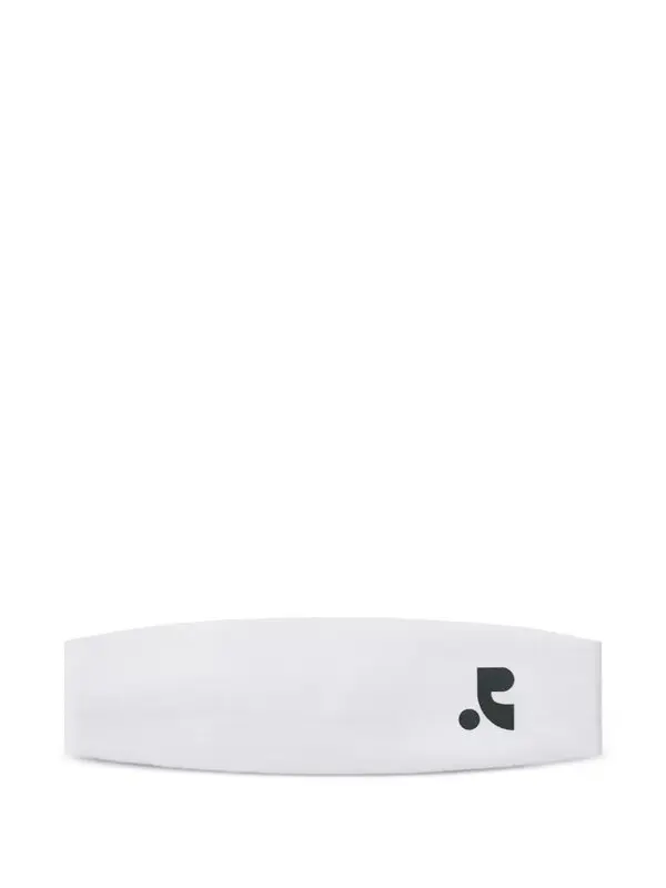 REST&RECREATION Logo Jersey Hair Band - White