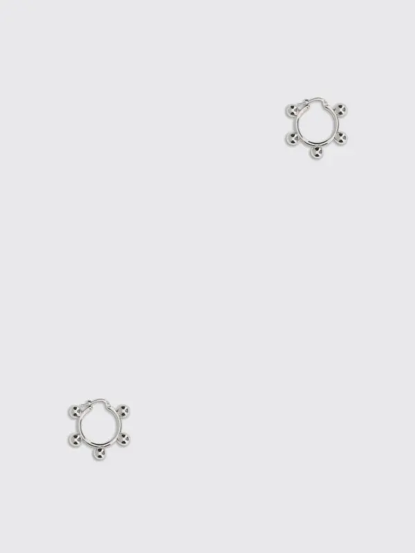 JIL SANDER Hoop Earrings - Silver