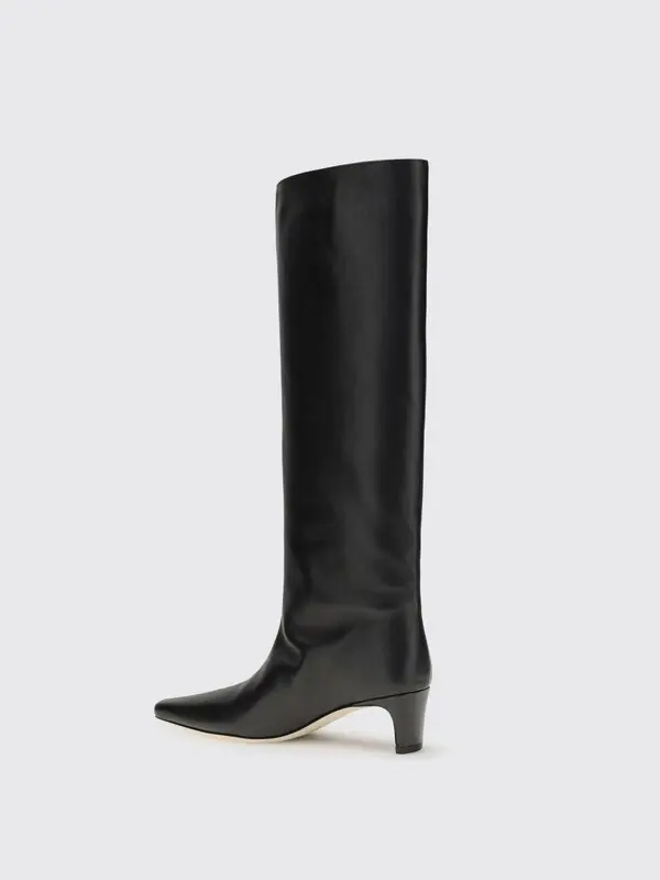 Staud Leather Boots - Black