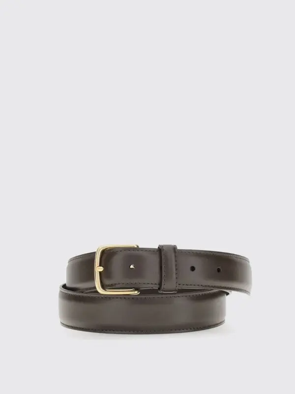THE ROW Leather Belt - Brown