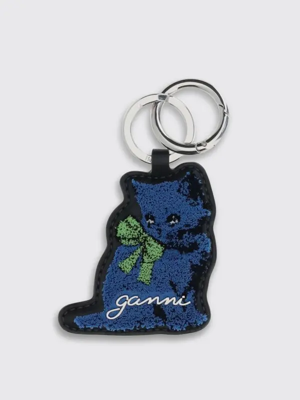GANNI Key Chain - Blue