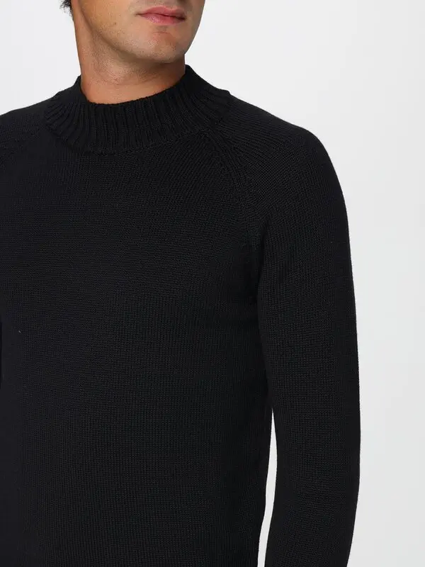 ZANONE Ribbed Knit Sweater - Black