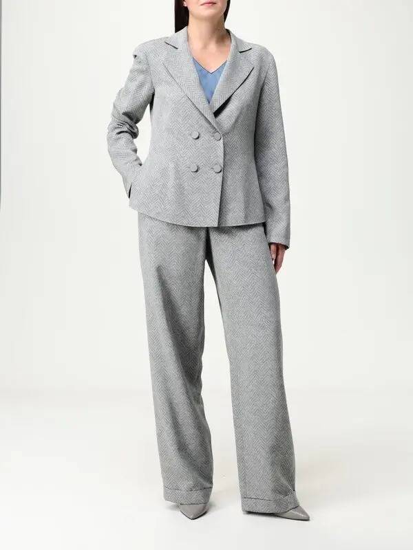 Emporio Armani Tailored Blazer - Grey