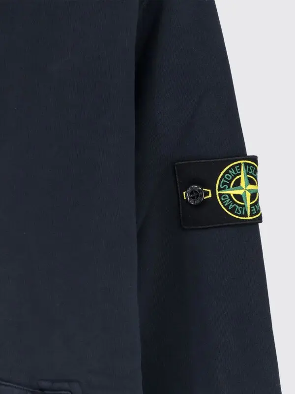 Stone Island Hooded Sweatshirt - Navy