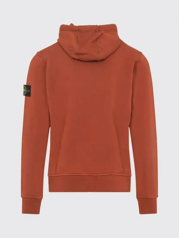 Stone Island Hooded Sweatshirt - Red