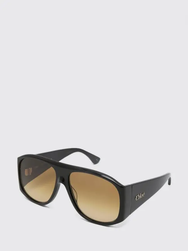 Chloé Acetate Mask Sunglasses - Brown