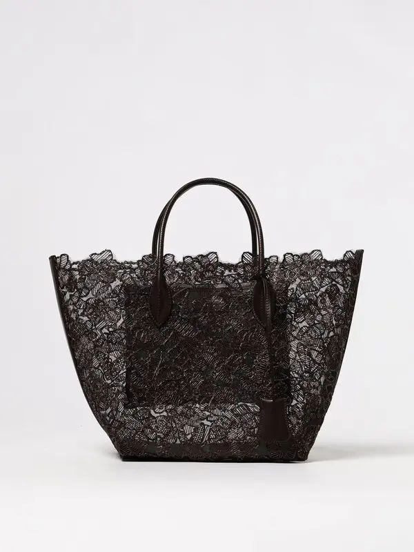 Ermanno Scervino Embroidered Tote - Brown