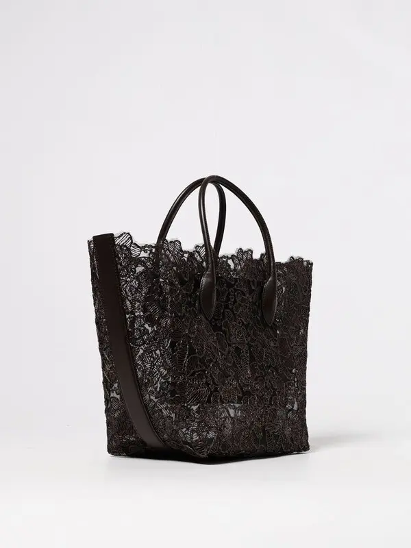 Ermanno Scervino Embroidered Tote - Brown
