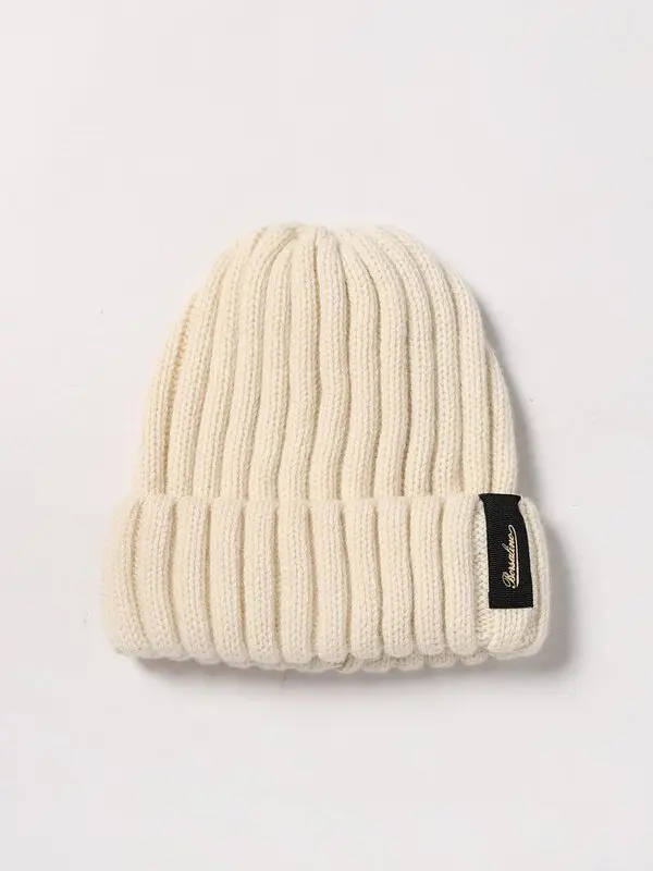 Borsalino Ribbed Beanie - Cream