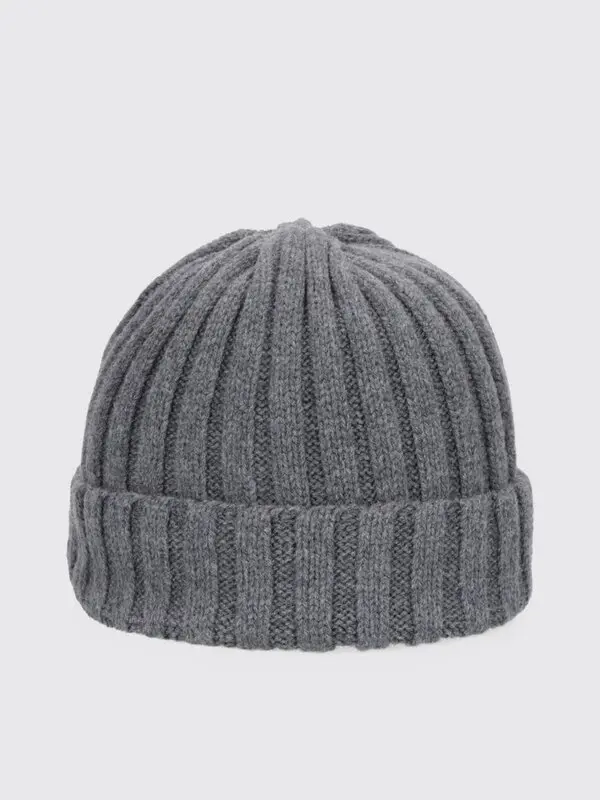 Borsalino Ribbed Beanie - Grey