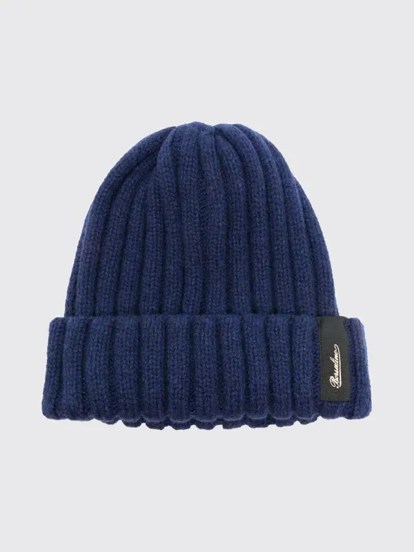 Borsalino Ribbed Beanie - Navy