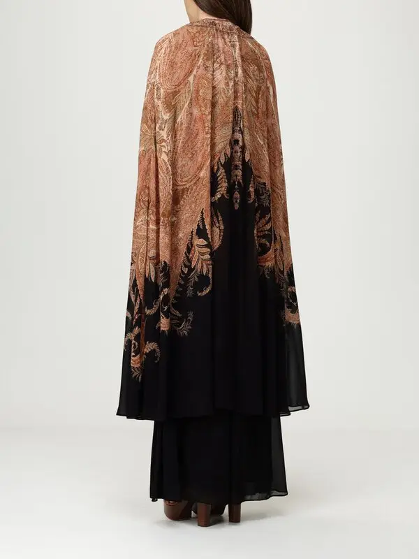 Zimmermann Paisley Print Cape Dress