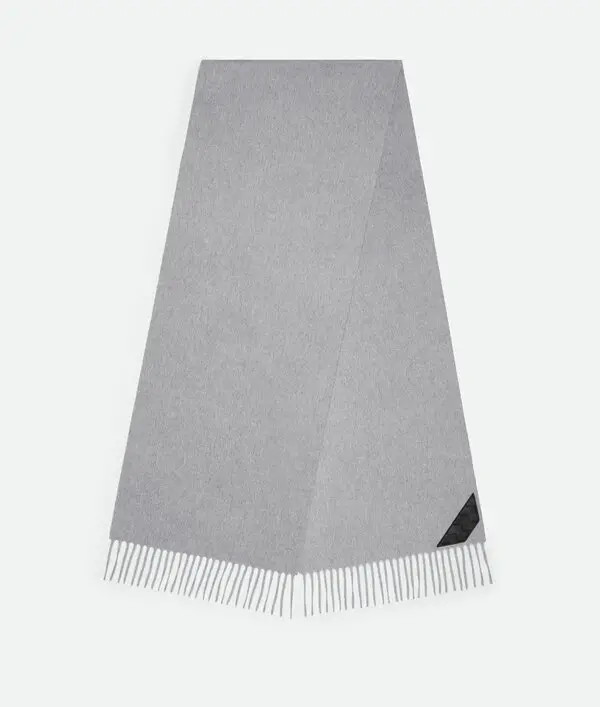 BOTTEGA  VENETA Cashmere Scarf - Gray Melange