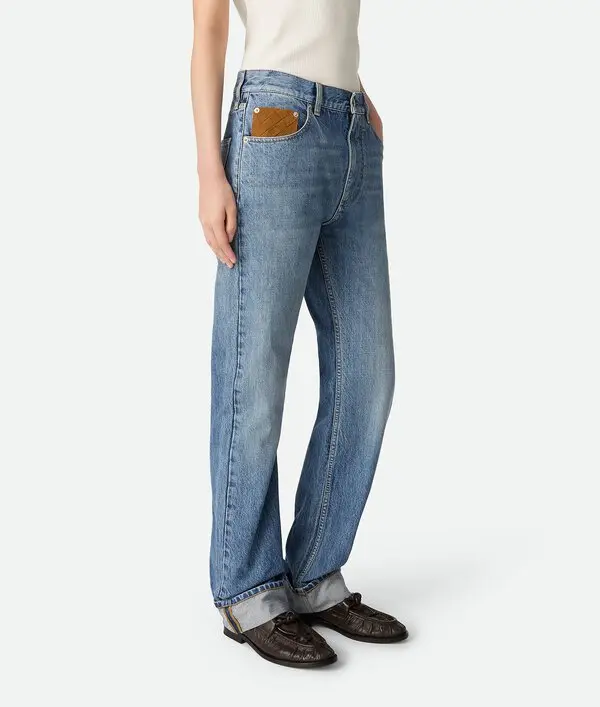 Bottega Veneta Vintage Indigo Straight Jeans