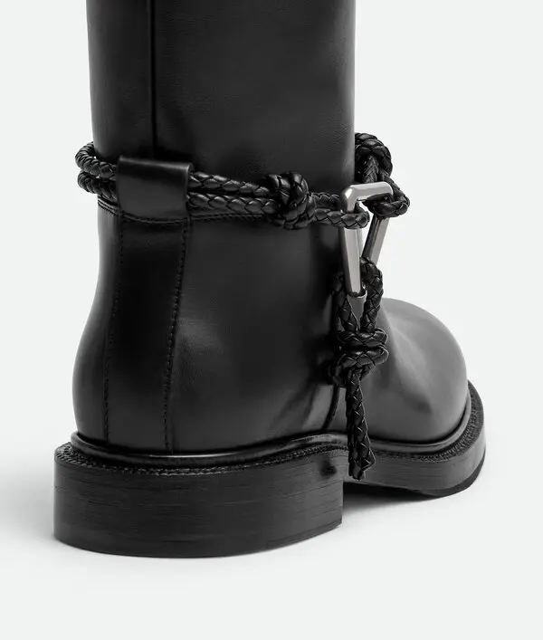 Bottega Veneta Knee-high Leather Boots - Black