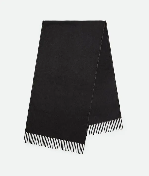 BOTTEGA  VENETA Cashmere Scarf - Dark Gray
