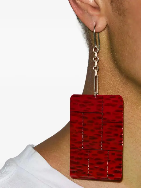 Isabel Marant Long Dangle Earrings - Red