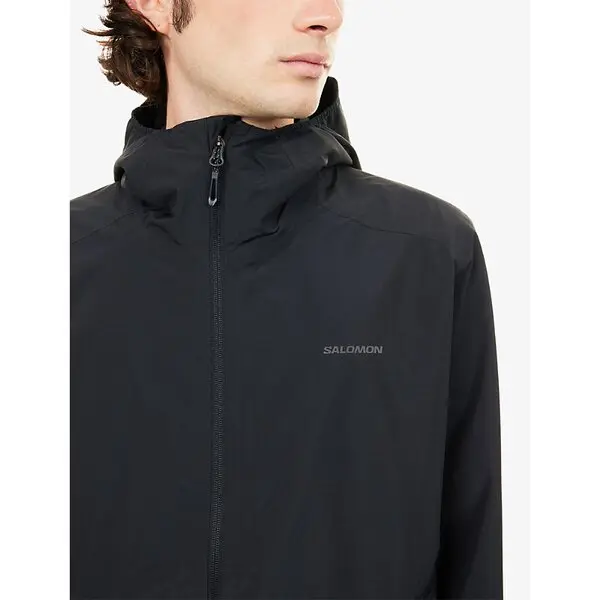 SALOMON Outscape 2l Logo-patch Shell Jacket - Deep Black