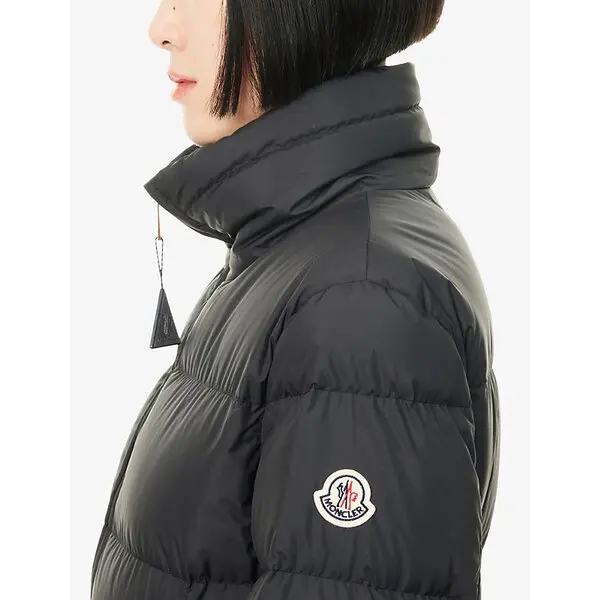 Moncler Dourbe High-neck Shell-down Jacket
