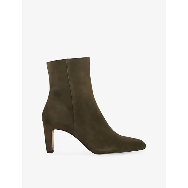 DUNE Ovation Suede Heeled Ankle Boots