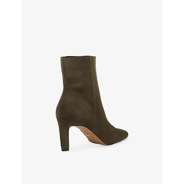 DUNE Ovation Suede Heeled Ankle Boots