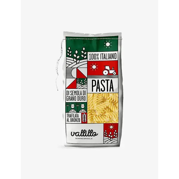 VALLILLO Durum Wheat Semolin Pasta Fusilloni 500g - One-color