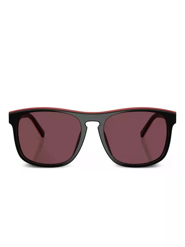 SCUDERIA FERRARI Square Frame Sunglasses - Black