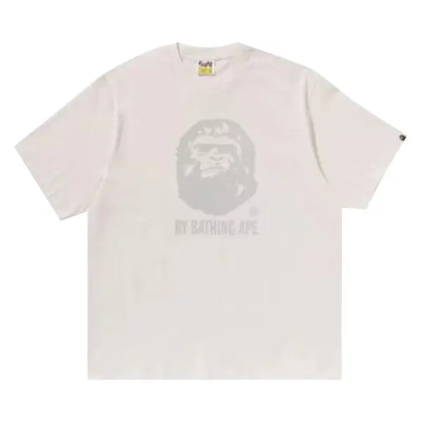 A BATHING APE Relaxed Fit Tee - Cream