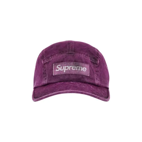 Supreme Overdyed Camp Cap - Purple