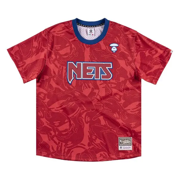 A BATHING APE X Mitchell & Ness New Jersey Nets Bp Jersey