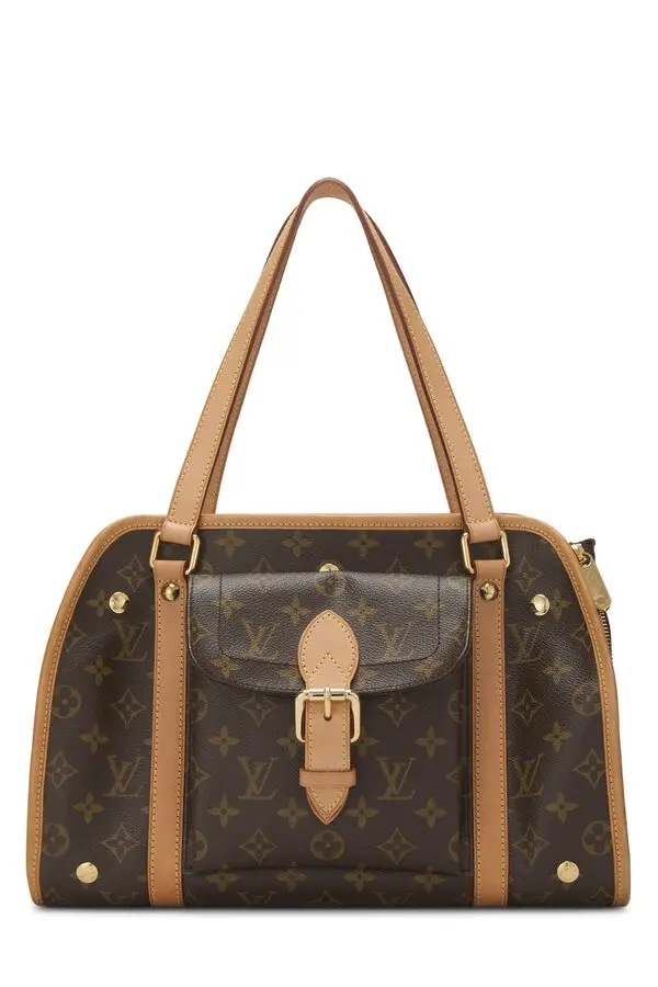 LOUIS VUITTON Monogram Canvas Baxter Dog Carrier Pm