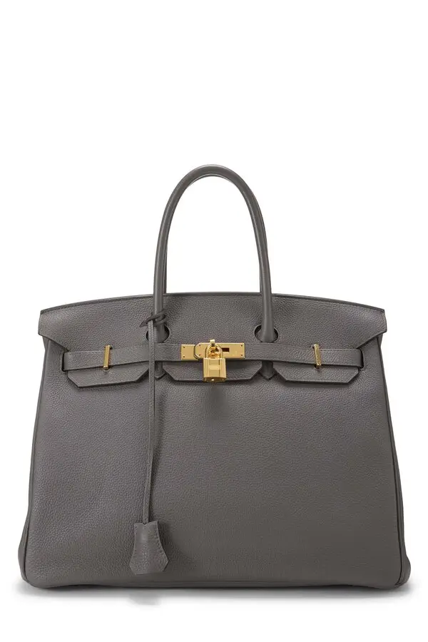 Hermès Togo Birkin 35 - Etain