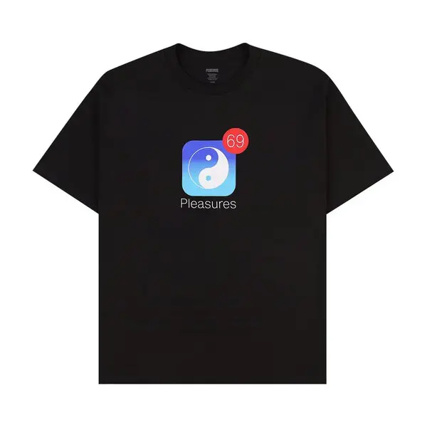 PLEASURES Notify T-shirt - Black