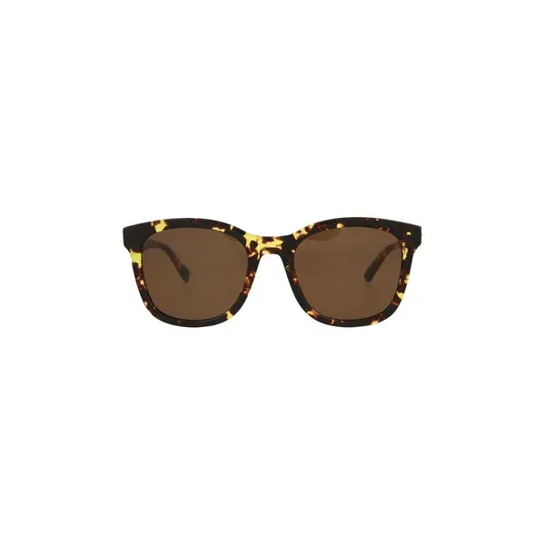 Bottega Veneta Square Frame Sunglasses - Brown