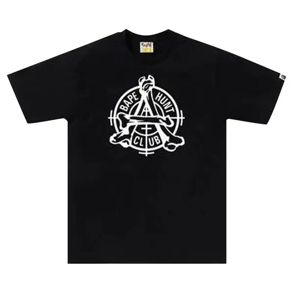 A BATHING APE Hunt Club Tee - Black